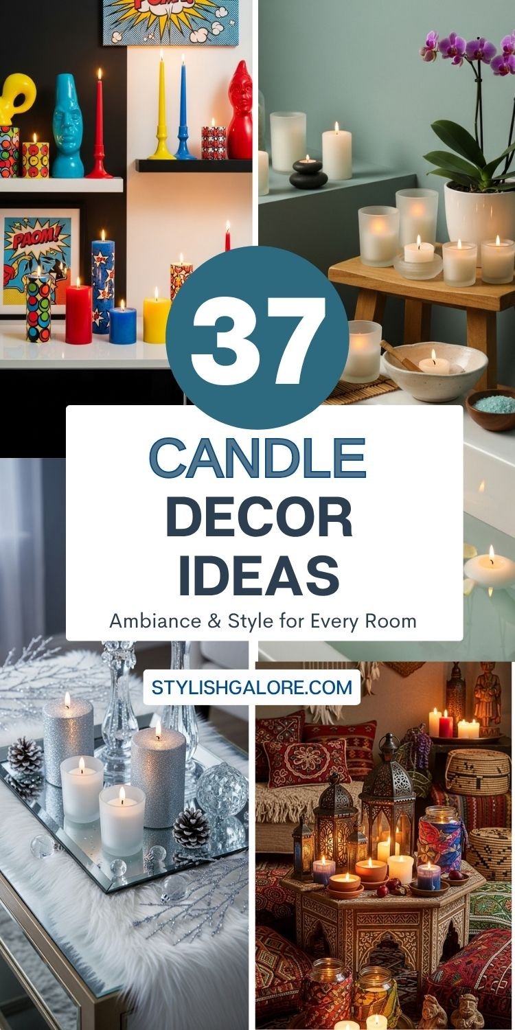37 Chic Ways to Decorate with Candles: Ambiance & Style for Every Room ...
