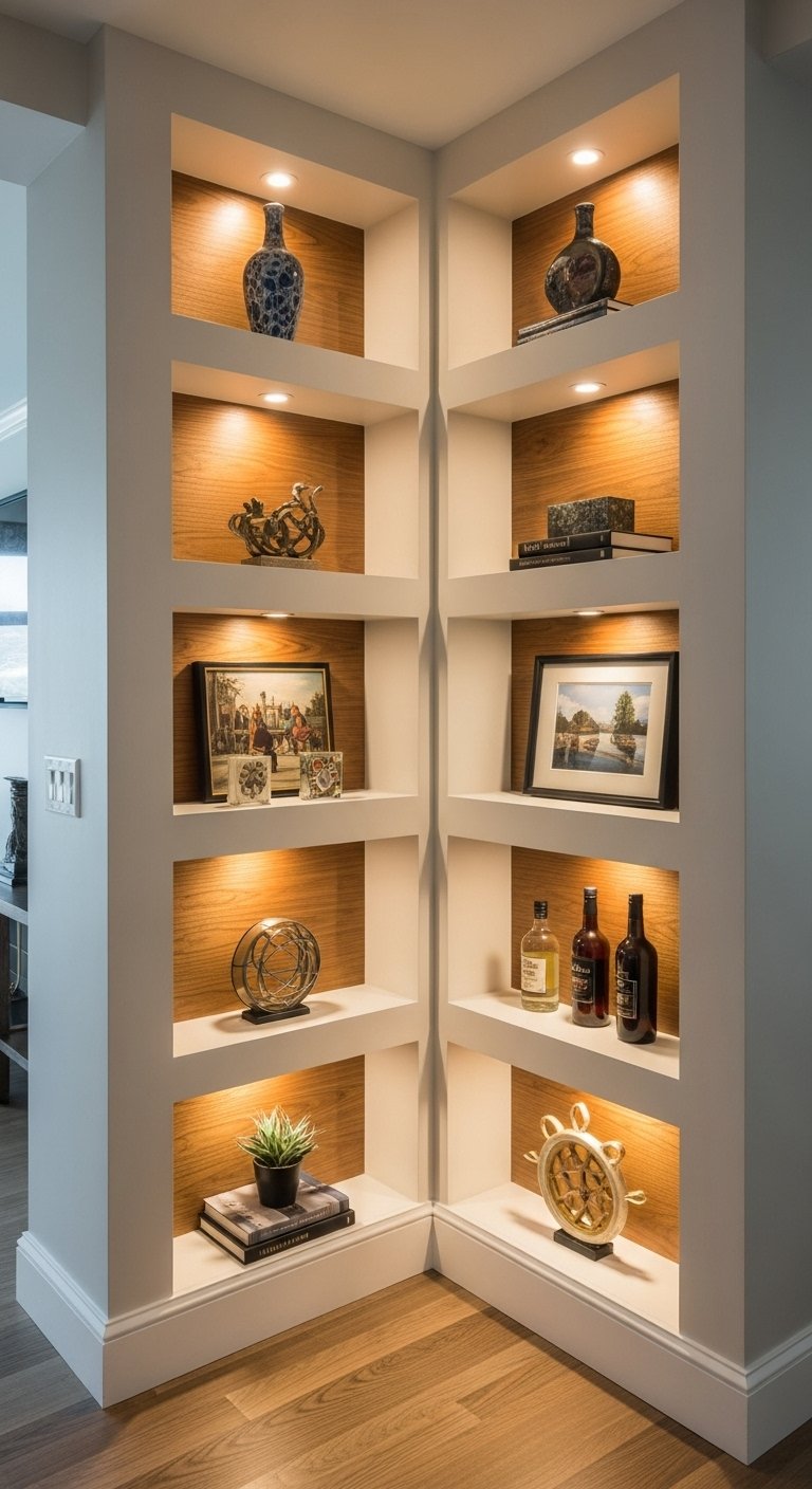 35 Creative Storage Solutions for Awkward Corners & Nooks - Stylish Galore